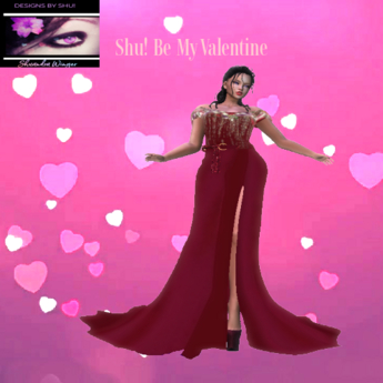 Second Life Marketplace - Shu! Be My Valentine -Long dress
